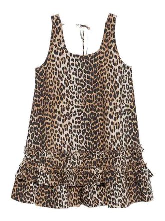 Ganni Kurzes Kleid - Animal