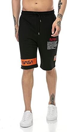 Red Bridge Short de Jogging pour Homme avec Logo NASA Noir XXL