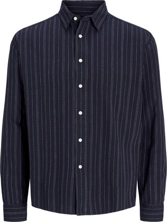 Jack & Jones Jorjames Split Stripe Shirt Ls