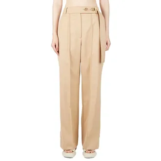 Rejina Pyo Femme, Pantalons, Beige, Taille: 40 FR Pantalons