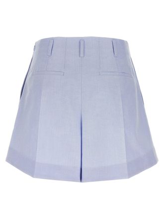 Givenchy Logo-Embroidered Cotton Shorts - Lavender