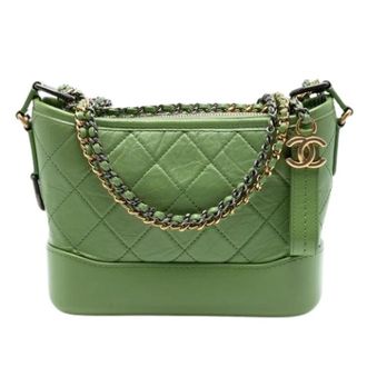 Chanel Pre-owned Gabrielle Umh&auml;ngetasche - - Pre-owned - Damen - Gr&uuml;n - ONE SIZE