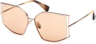 Max Mara Lunettes de soleil Menton-4 - Femme - Accessoires - Jaune - Taille: 59 MM