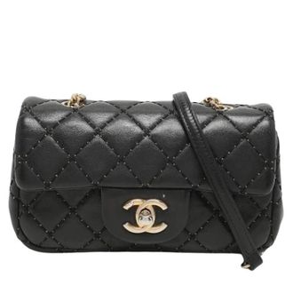 Chanel Pre-owned Extra Mini Classic Flap Bag - - Pre-owned - Damen - Schwarzk - ONE SIZE