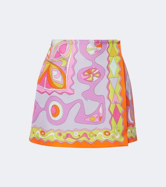 Pucci Wickelrock Angoli aus Twill