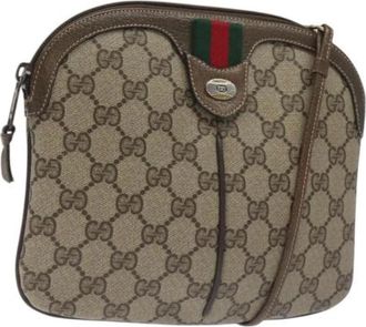 Gucci Pre-owned Cuir sacs-gucci - Femme - Pre-owned - Beige - Taille: ONE Size