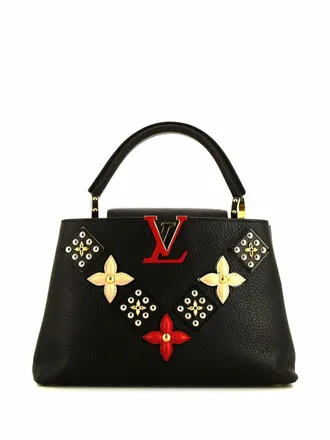 Louis Vuitton sac &agrave; main Capucines PM pre-owned (2018) - Noir