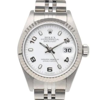 Rolex Montre Pre-owned Vintage 79174 - Femme - Pre-owned - Blanc - Taille: ONE Size