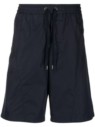 Giorgio Armani Joggingshorts aus Bio-Baumwolle - Blau