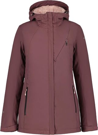 Icepeak Damen Jacke Softshelljacke Funktionsjacke Outdoorjacke Bannister, Farbe:Beere, Artikel:-775 Plum, Gr&ouml;&szlig;e:40
