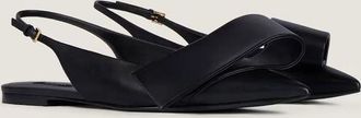 Givenchy Twisted Ribbon Slingback Flat - Black