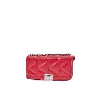 Karl Lagerfeld K/Kuilt Sp Wrinkle Crossbody - - Bags - Damen - Rot - ONE SIZE