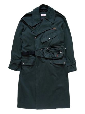 Martine Rose trench &agrave; d&eacute;tail de sac banane - Vert