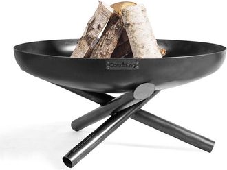 Cook King CookKing Stahl Feuerschale Indiana Schwarz 80x80x36 cm