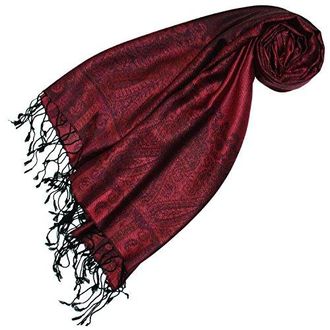 Lorenzo Cana Foulard de 100% modal pour la femme - écharpe paisley et fleuri - 70 cm x 180 cm - attrayant et noble pour le printemps et l´été - une sensation de lu