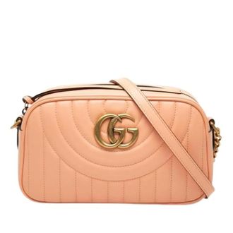 Gucci Sac bandouli&egrave;re matelass&eacute; Pre-owned - Femme - Pre-owned - Orange - Taille: ONE Size