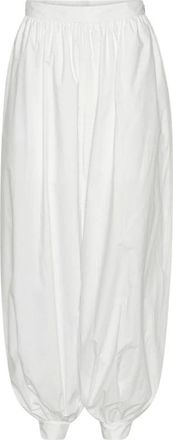 Rotate Rotate Birger Christensen, Femme, Pantalons, Blanc, Taille: 40 FR Balloon Pleated Pants