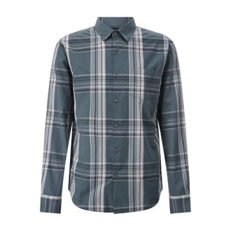 Vince Kariertes Hemd aus Baumwoll-Mix