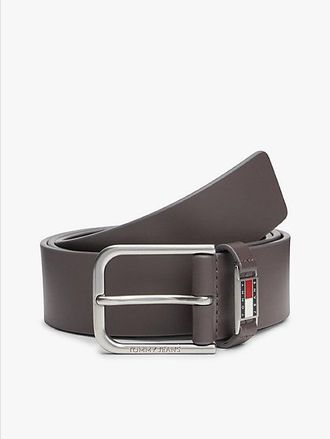 Tommy Hilfiger Ceinture Scanton en cuir &agrave; boucle carr&eacute;e
