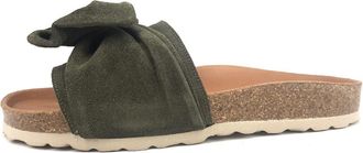 Verbenas Sandalia Roxy Velour Kaki - Größe: 37