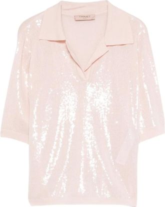 Twinset Femme, Tops, Rose, Taille: 40 FR Polo