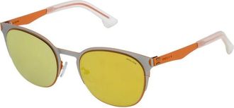 Police unisex, Accessoires, Multicolore, Taille: ONE Size Lunettes de Soleil Bicolores en M&eacute;tal