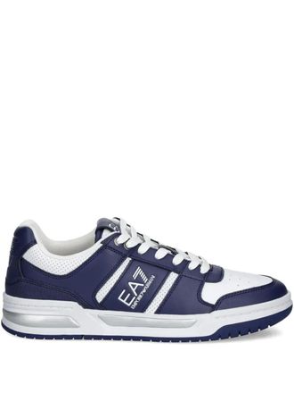 Emporio Armani Sneakers aus Leder - Blau