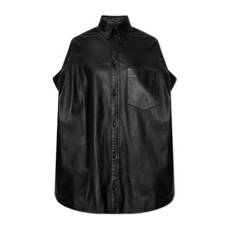 Balenciaga Tucked Sleeves Shirt - - Blouses & Shirts - Damen - Schwarzk - XS
