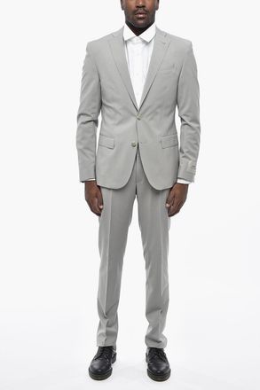 Corneliani CC COLLECTION Anzug aus Stretchwolle mit klassischem Revers Corneliani