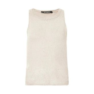 Karl Lagerfeld Damen, Oberteile, Beige, MGr&ouml;&szlig;e