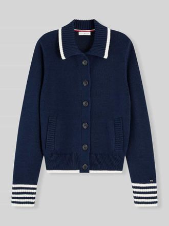 Tommy Hilfiger Relaxed Fit Strickjacke aus reiner Baumwolle