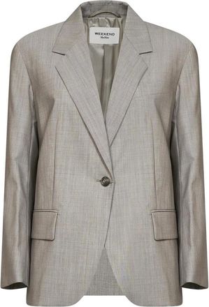 Max Mara Femme, Vestes, Beige, Taille: 38 FR Blazers