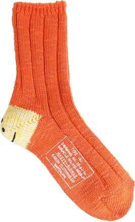 KAPITAL Rainbowy Happy Heel Socks