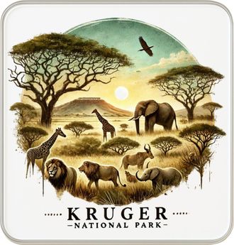 Generic Kühlschrankmagnet Kruger National Park, Südafrika, Reise-Souvenir, Sammlerstück, Geschenk