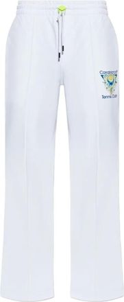 Casablanca pantalon de jogging &agrave; logo imprim&eacute;