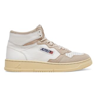 Autry Baskets Medalist Mid Cuir de Ch&egrave;vre/Suede Autry