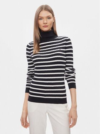 Tommy Hilfiger Rollkragenpullover WW0WW40678 Blau Slim Fit