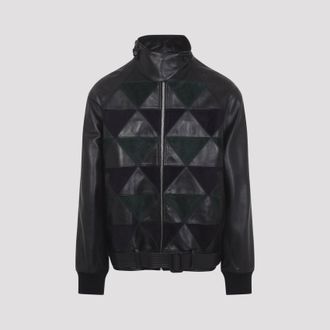 Lanvin Blouson aviateur Lanvin en intarsia