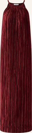 Esthé Esthé Etuikleid Aus Samt Mit Plissees rot