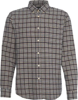 Portuguese Flannel Homme, Chemises, Multicolore, Taille: M Chemise Casual Marrone Aw25