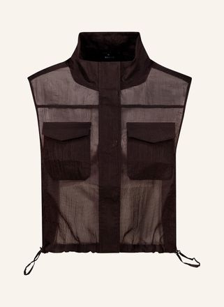 Monari Monari Mesh-Weste braun