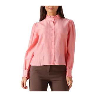 Moss Copenhagen Mschfemine Shirt - - Blouses & Shirts - Damen - Rosa - XL