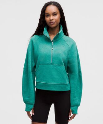 lululemon Sweat demi-zippé à col cheminée Scuba Oversized pour Femmes - Taille XL/2XL