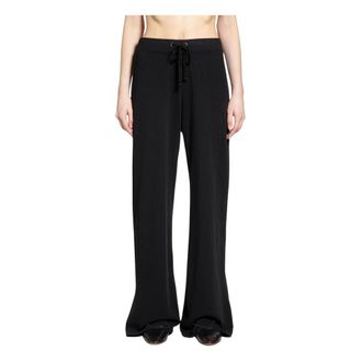 James Perse Femme, Pantalons, Noir, Taille: 40 FR Wide Leg Sweatpant