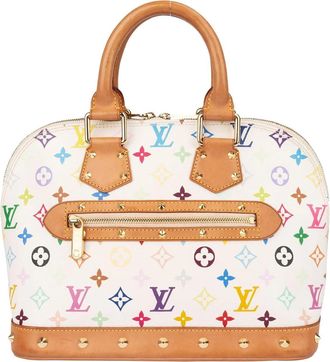 Louis Vuitton Crossbody Bags - Louis Vuitton Murakami Multicolor Alma PM Handbag - Gr. unisize - in Weiß - für Damen