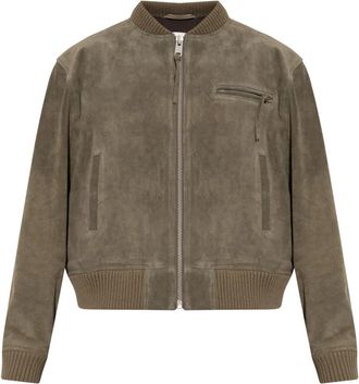 Arma Elysia Lederjacke - - Jackets - Damen - Gr&uuml;n - M
