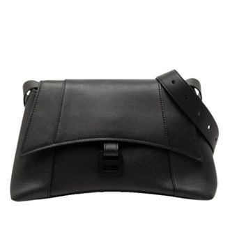 Balenciaga Sac bandouli&egrave;re vintage en cuir Pre-owned - Femme - Pre-owned - Noir - Taille: ONE Size