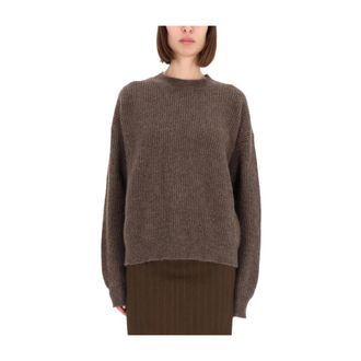 Uma Wang UMA Wang, Femme, Pulls, Brun, Taille: 38 FR Maille ras du cou