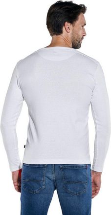 Engbers Langarmshirt Herren Langarm-Shirt My Favorite organic, Reinweiss