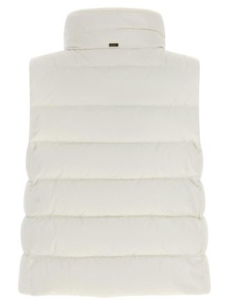Herno Womens White Polyester Sleeveless Jacket Clothing